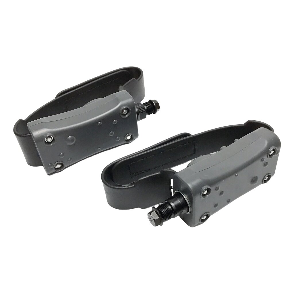 Indoor Cycling Pedals with Adjustable Straps Nonslip Fitness Equipment Accessory