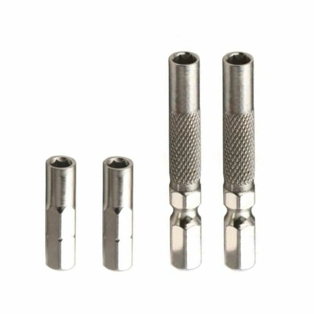 Шт. адаптера для бит-вставок 6,35 мм на 4-миллиметровый шестигранный хвостовик для электрических отверток