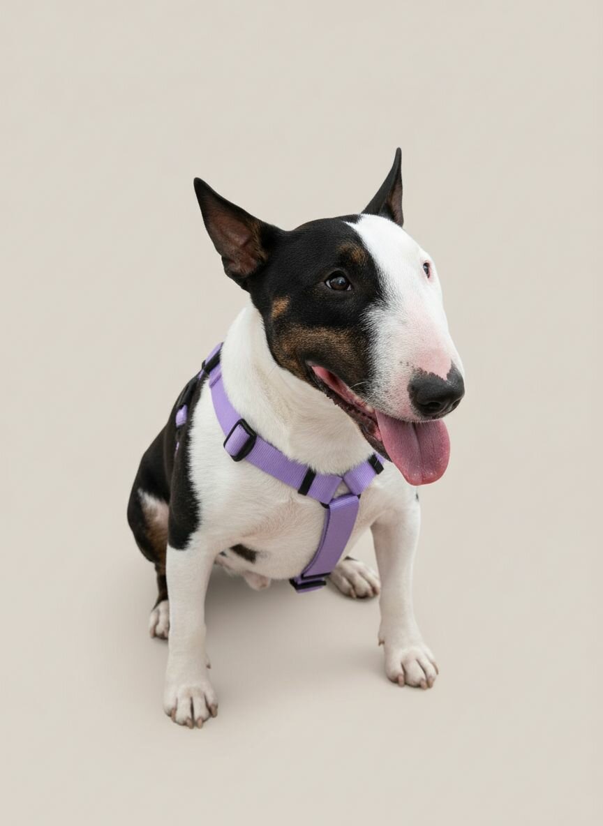 Анатомическая шлейка для собак однотонная Mirabella dog store
