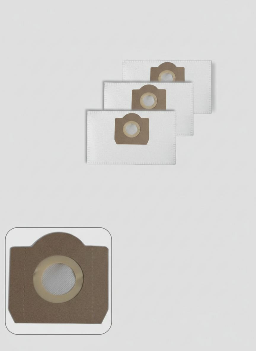 Мешки для пылесоса Rowenta, Bosch, Bork, 3 шт HouseOrder