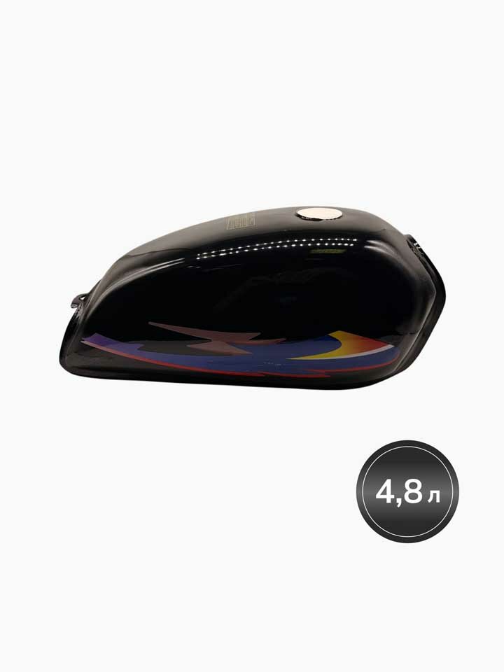 Бензобак на мопед Альфа черный