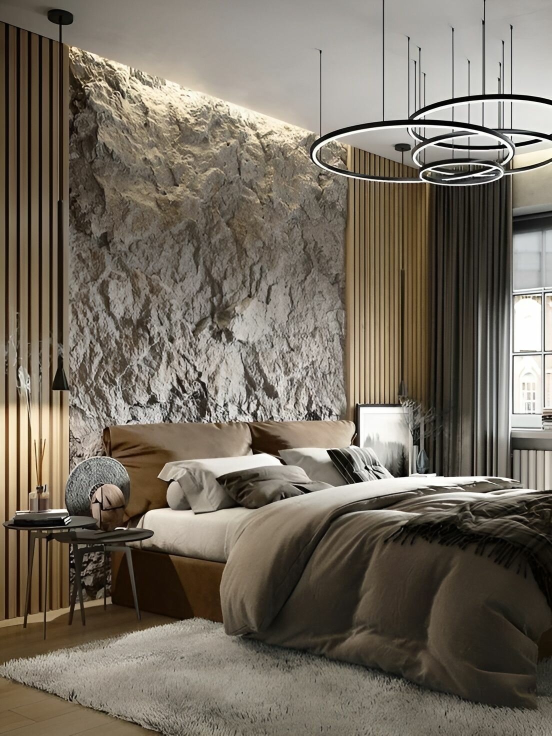 Гипсовая 3D панель Скала 60*60 10 шт. 3.6 кв. м.