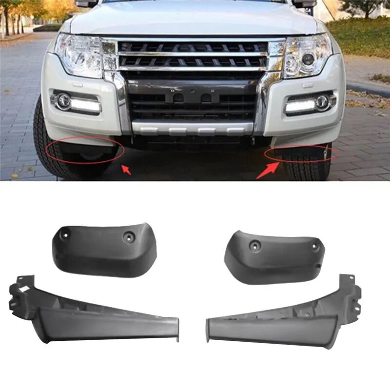 Спойлер автомобиля для Mitsubishi Montero V93W V97 - черный пластик — фото 1