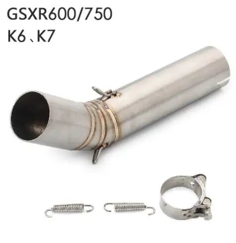Выхлопной глушитель K7 GSXR 600 750 GSXR700 GSXR750 для мотоцикла, средний соединительный E