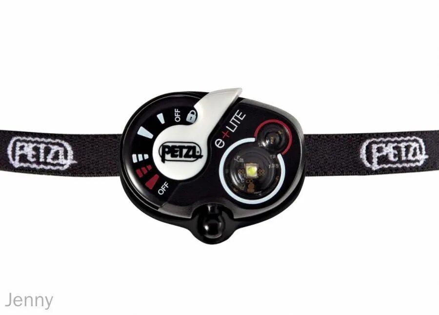 Petzl e+LITE Налобный фонарь черный, 30 люмен, 100 метров, CR2032