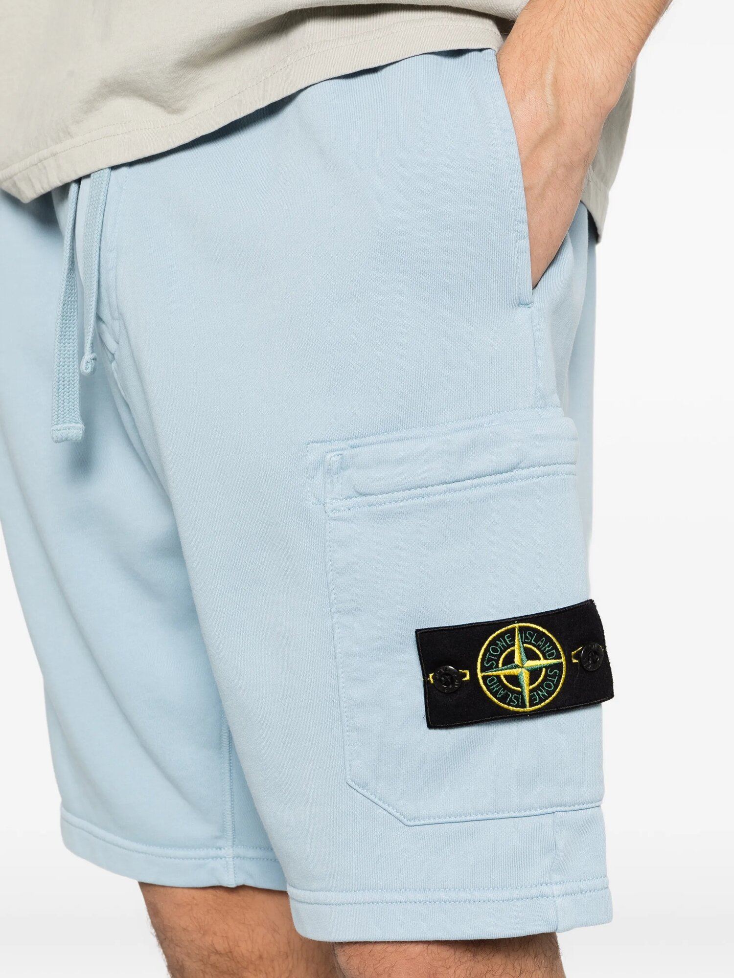 Шорты Stone Island, размер S, синий — фото 1