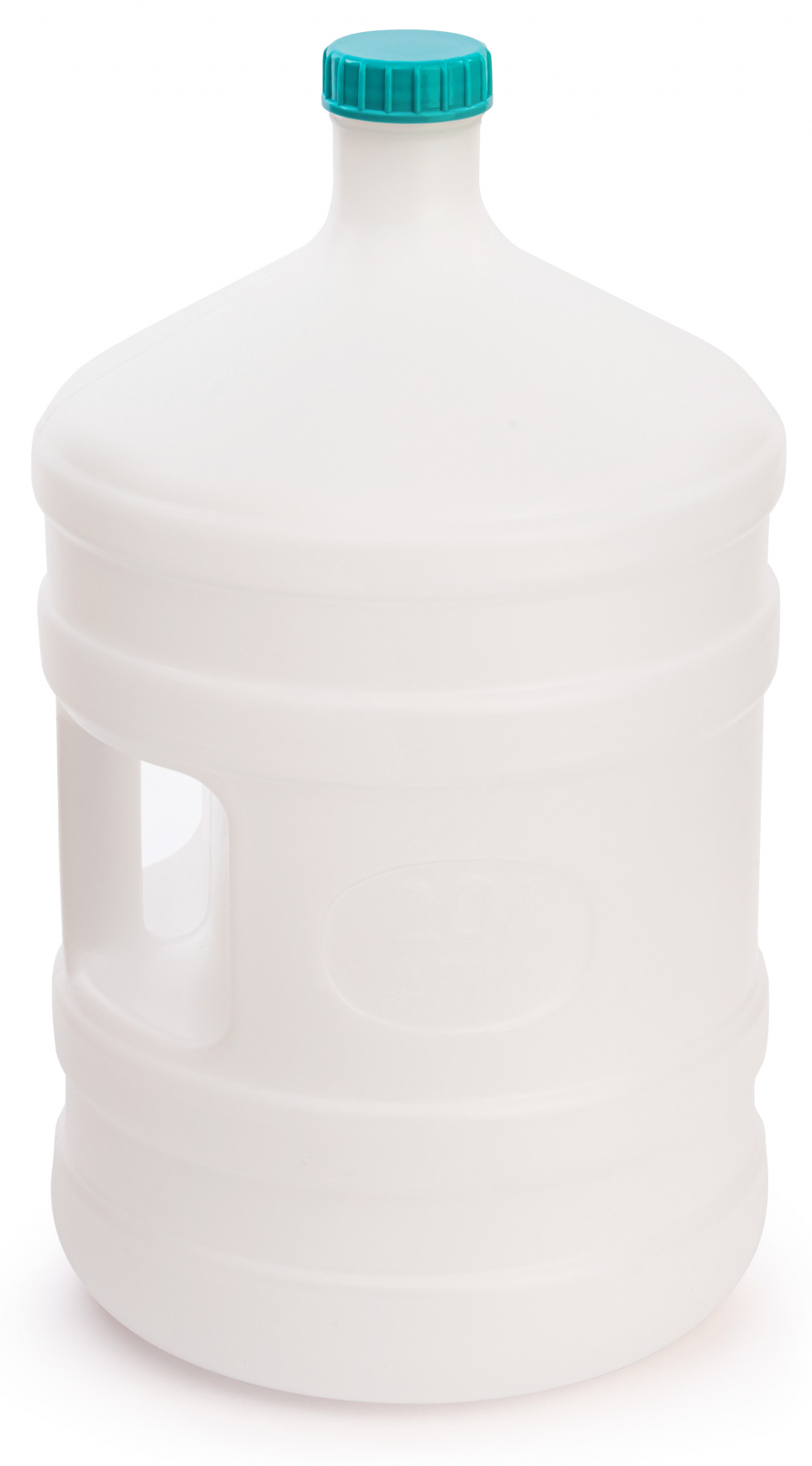 Канистра для воды Альтернатива Бутыль с ручкой пищевой пластик белая 20л