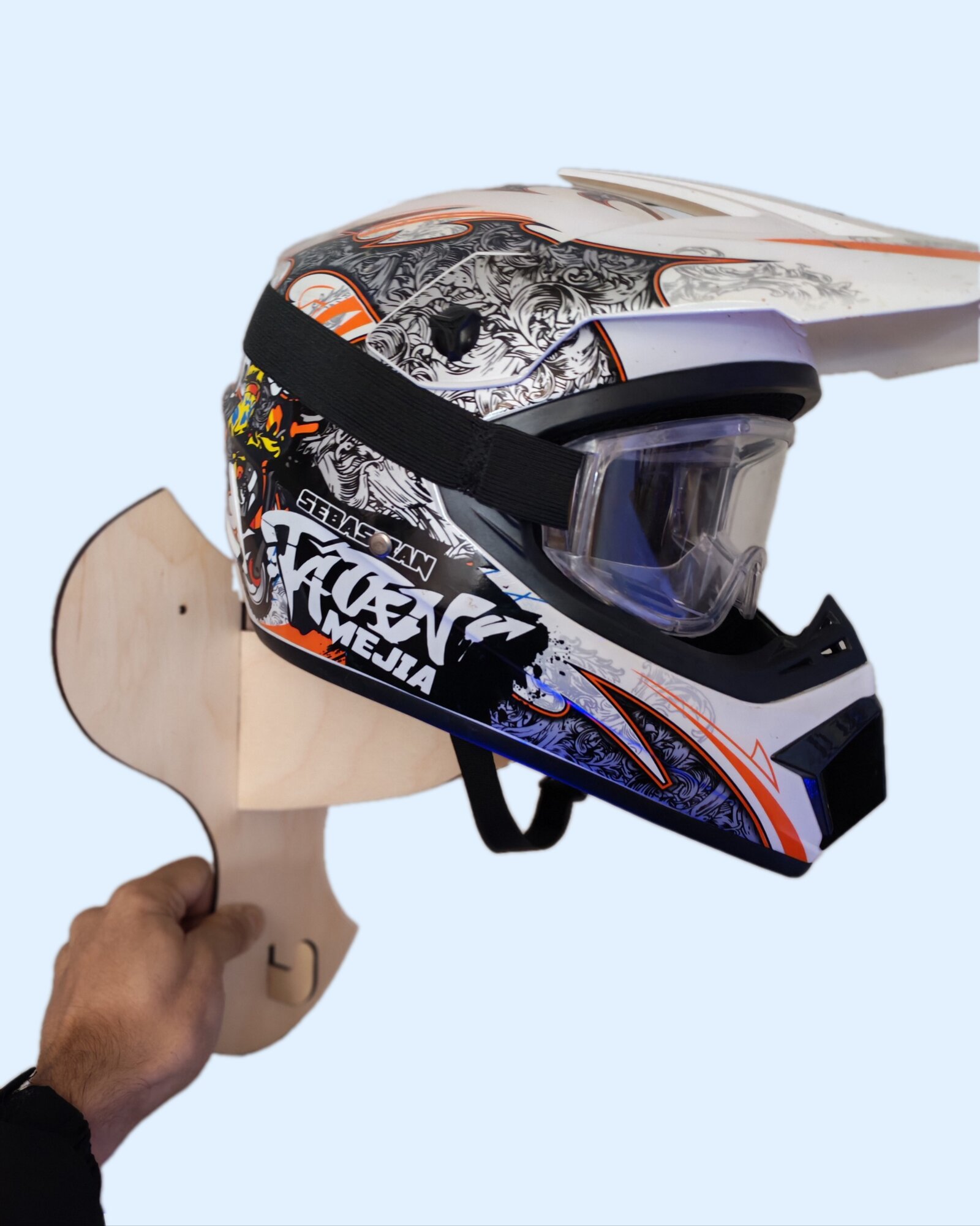 Держатель для мото шлема