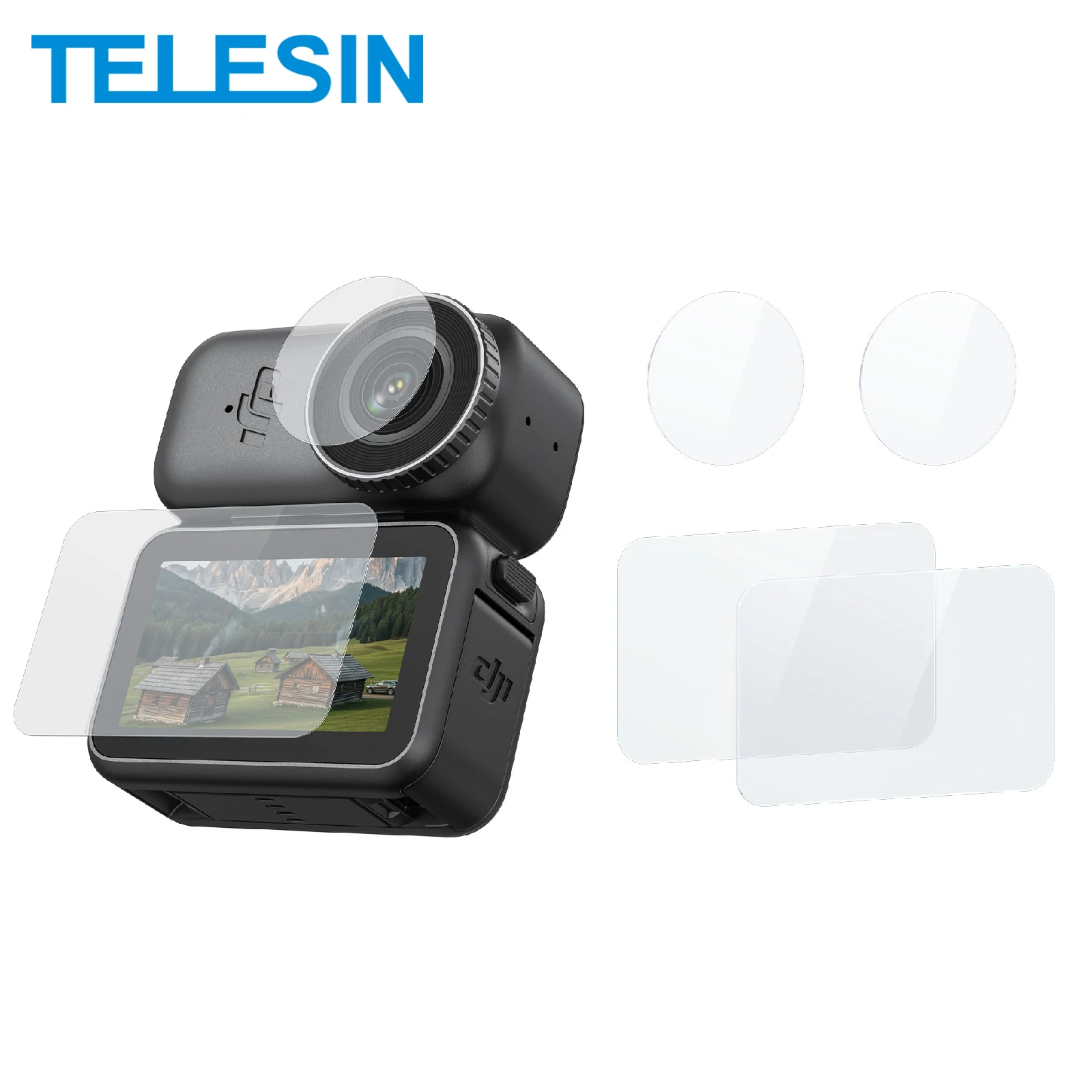 Защитные стекла для экшн камеры DJI Osmo Nano (4 штуки)