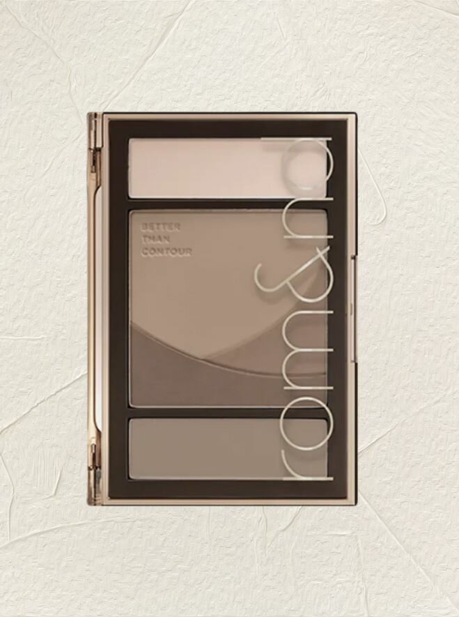 ROM&ND Палетка для контуринга лица Better Than Contou, 02 GRAY COOL, 1 шт серый холодный контуринг