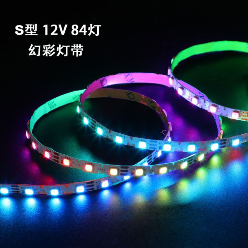 RGB Контроллер для Светодиодных Лент 3-Кнопочный Пульт Красно-Черные Провода