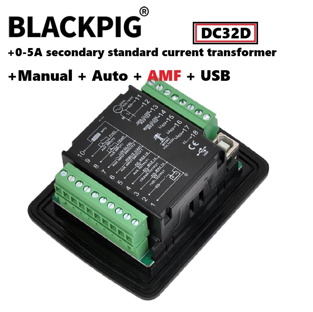 BLACKPIG DC32D контроллер генератора, черный