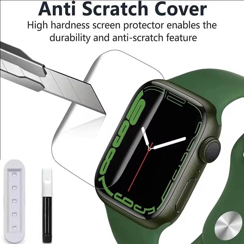 Защитное стекло Apple Watch 44мм Series456 SE, 2шт