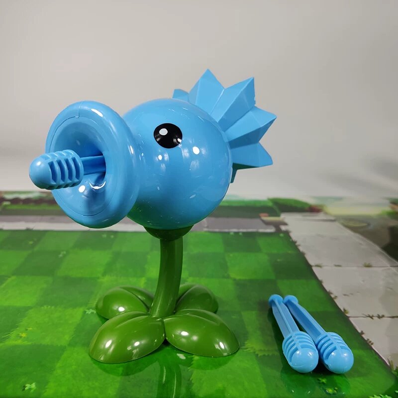 Игрушка Plants vs. Zombies Ледяной стрелок с светящимся эффектом и 3 пулями