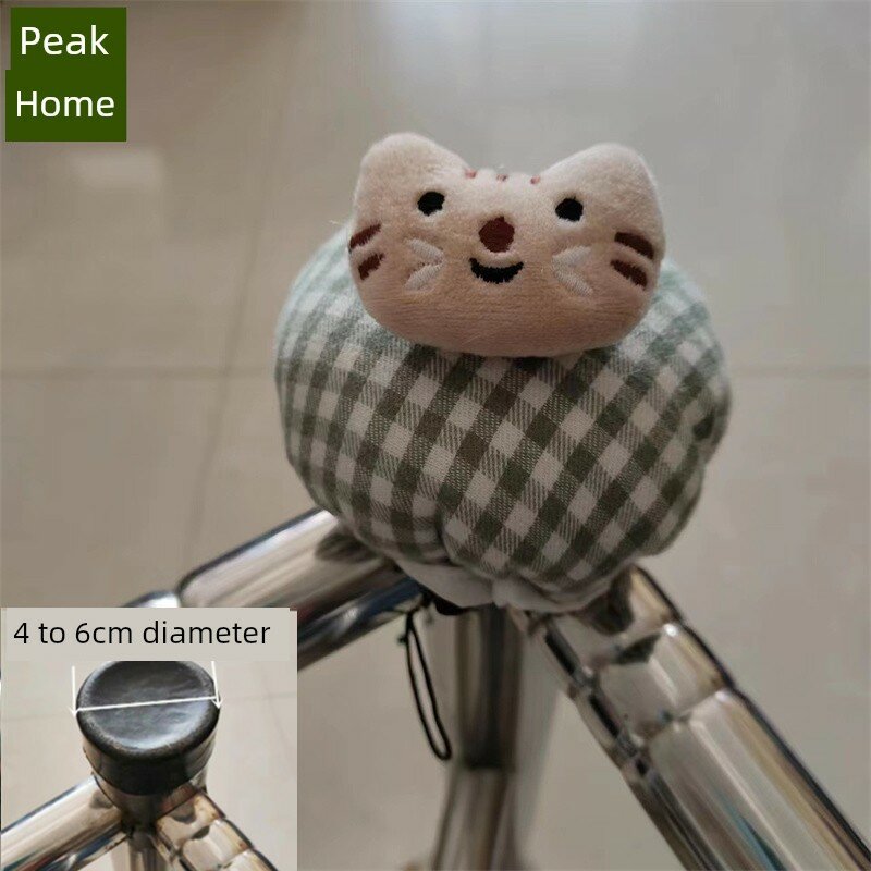 Крупный хлопковый подушка для изголовья, комплект из 2 шт, с шнуровкой, зеленая велветовая решетка с котиком