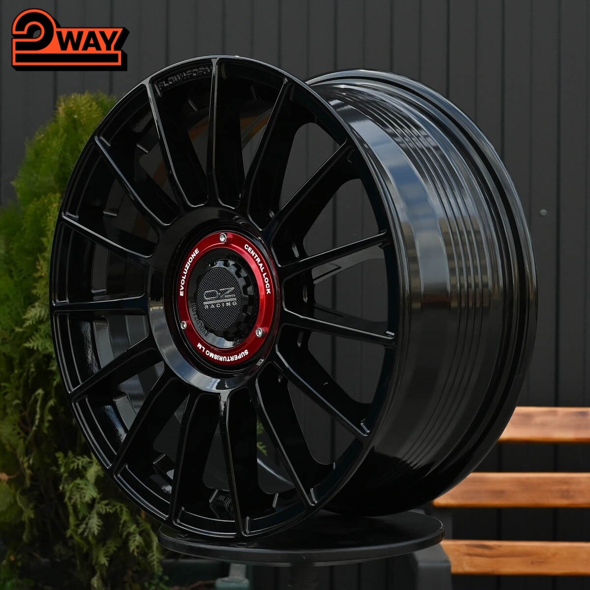 R17 Диск O.Z Superturismo Стиль 7.5J ET38 4*100/*114.3 Черный