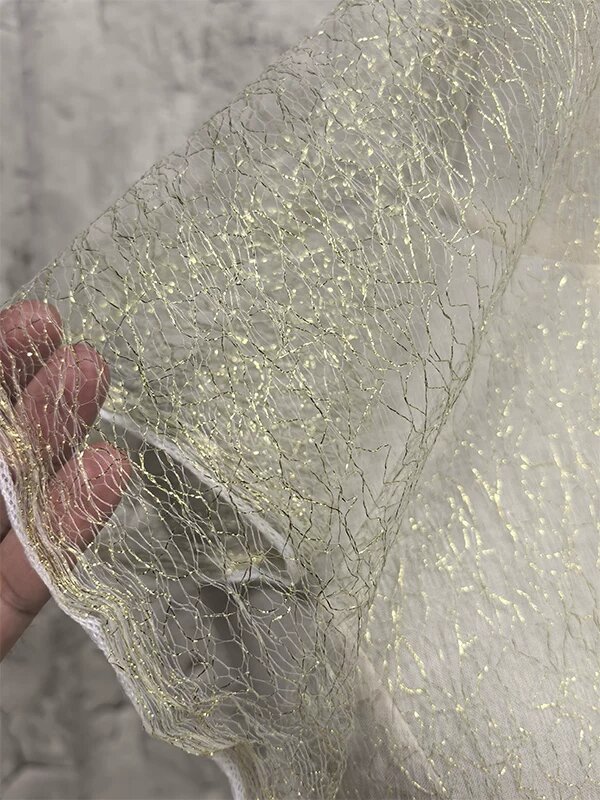 Симфония асимметричный вырез прозрачный блеск мягкая сетка марлевое свадебное платье кукла diy прозрачная дизайнерская