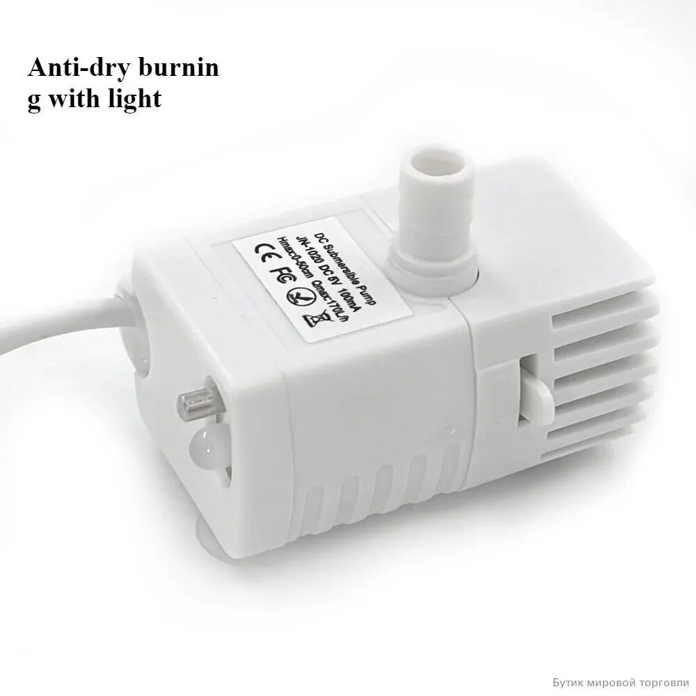 JN-1020 диспенсер для воды для домашних кошек, погружной насос USB DC 5 В Защита от сухого горения