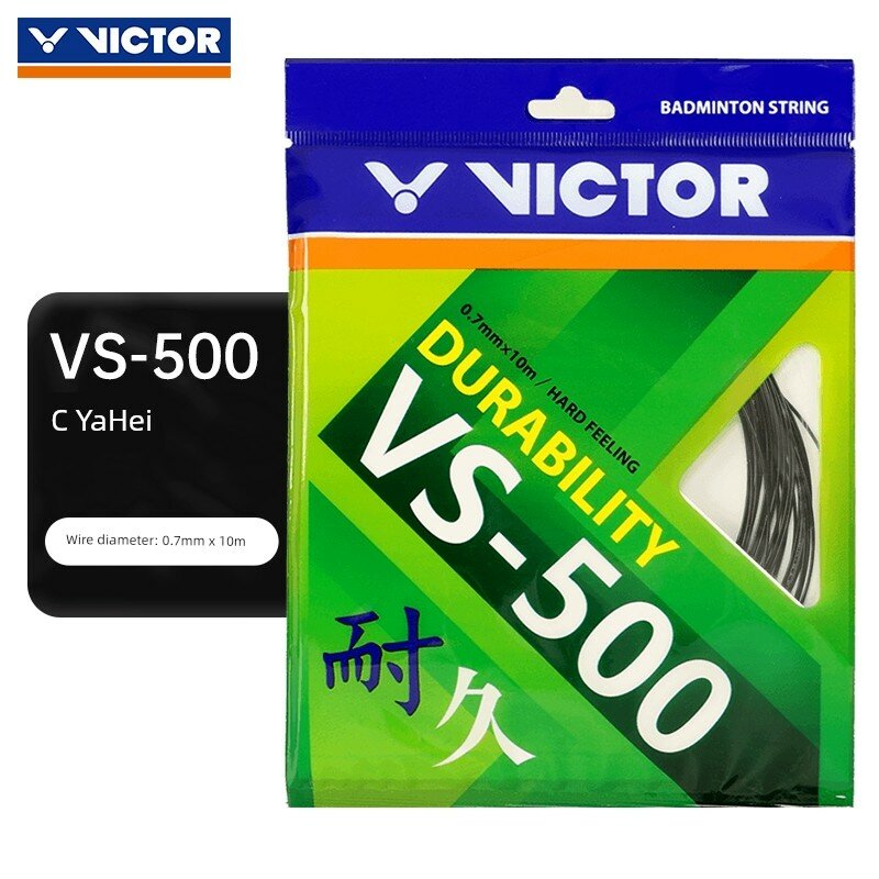 VICTOR VS500/C профессиональная бадминтонная лента высокая натяжка износостойкая эластичная 1 шт. цвет: черный
