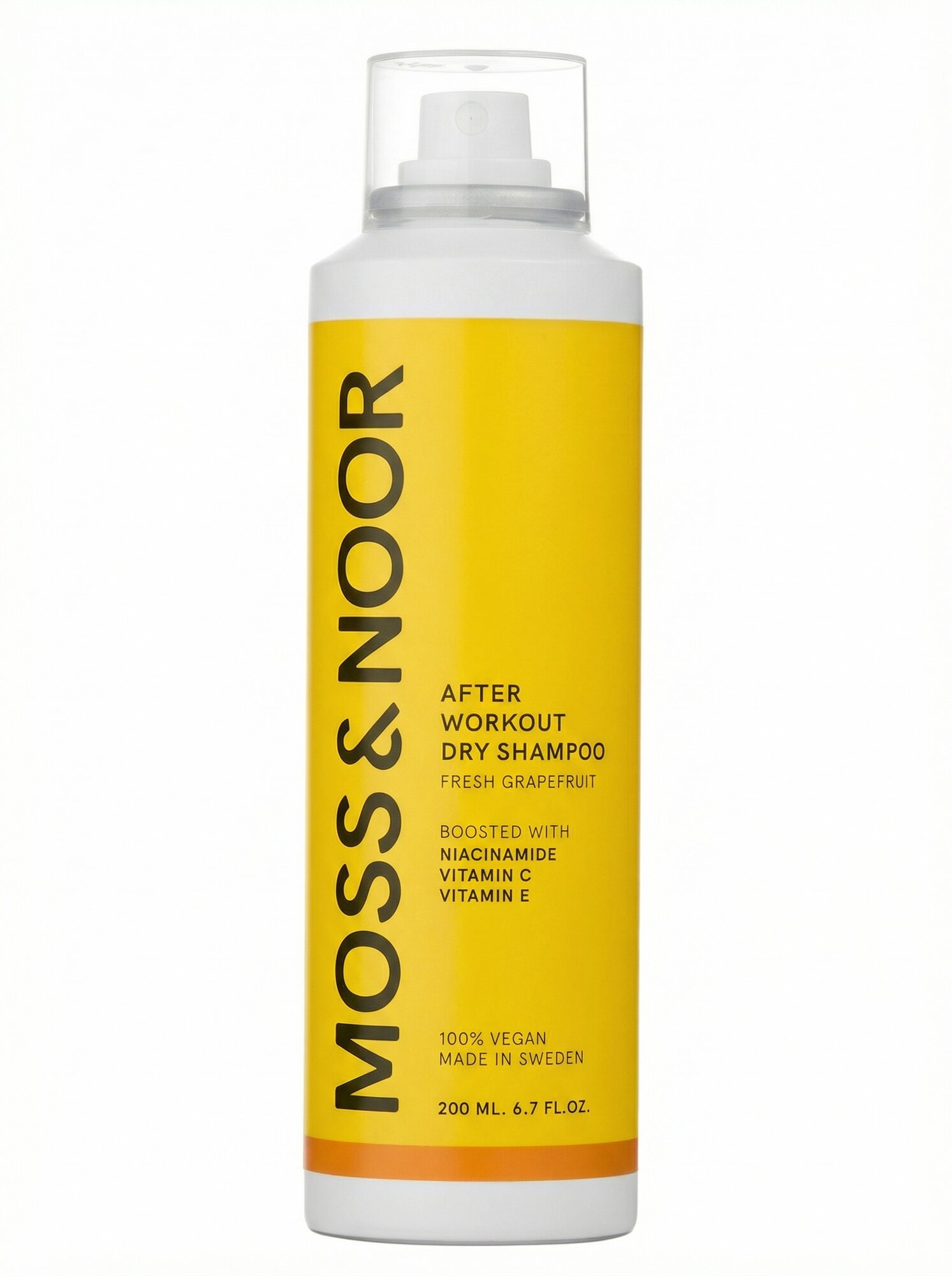 Сухой шампунь MOSS & NOOR FRESH GRAPEFRUIT, для волос и кожи головы, аромат грейпфрута, 200 мл