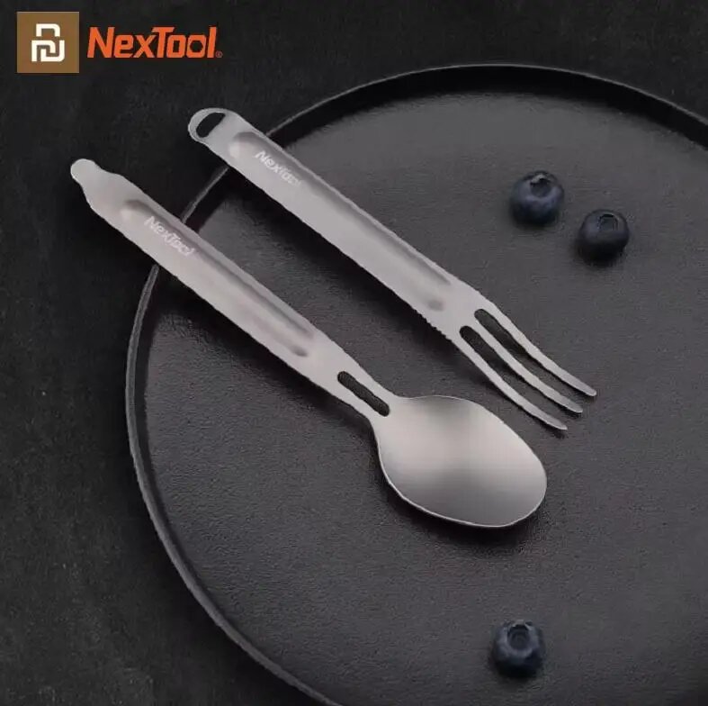 NexTool Вилка ложка 2-в-1 из титана