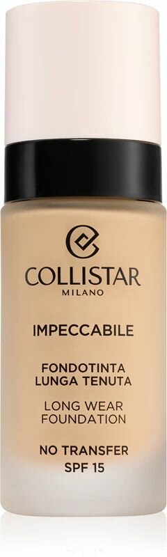 Collistar Тональный крем SPF 15 Impeccabile Long Wear Foundation 30 мл оттенок 2R Rosy Beige