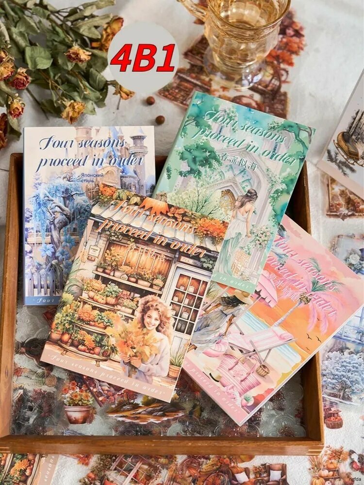 Набор наклеек Mr.Paper "Four Seasons", для чехлов, водонепроницаемые, 20 штук