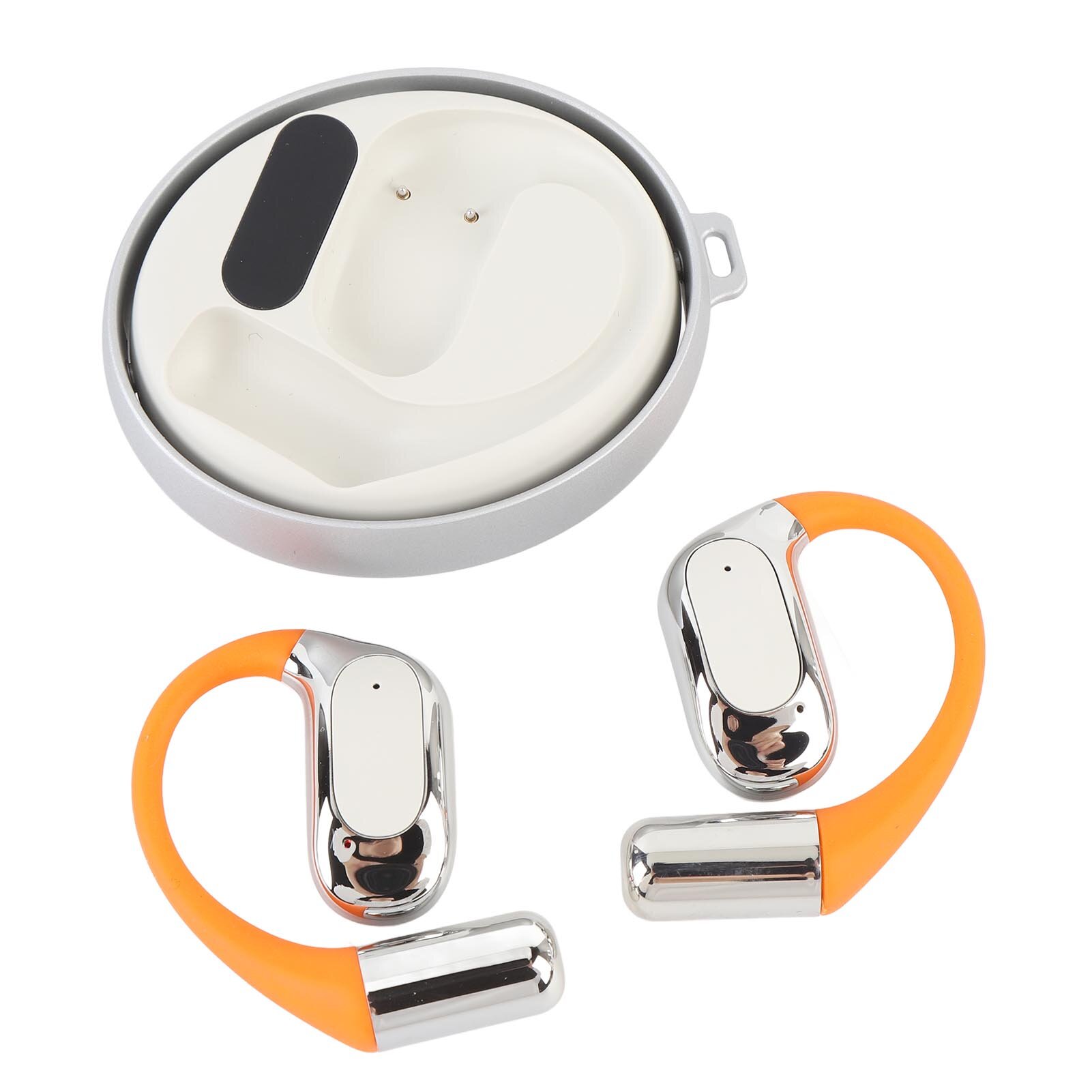 Наушники-вкладыши с функцией перевода языка AI, 144 языка, Bluetooth-переводчик, наушники с приложением и чехлом для зарядки для деловых поездок, ушной крючок, цвет кожи