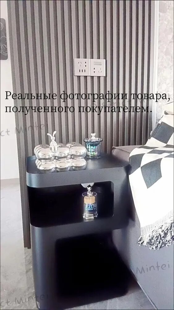 Тумба напольная угловая, 35х35х54 см, металл, белый, для дома и дачи — фото 1