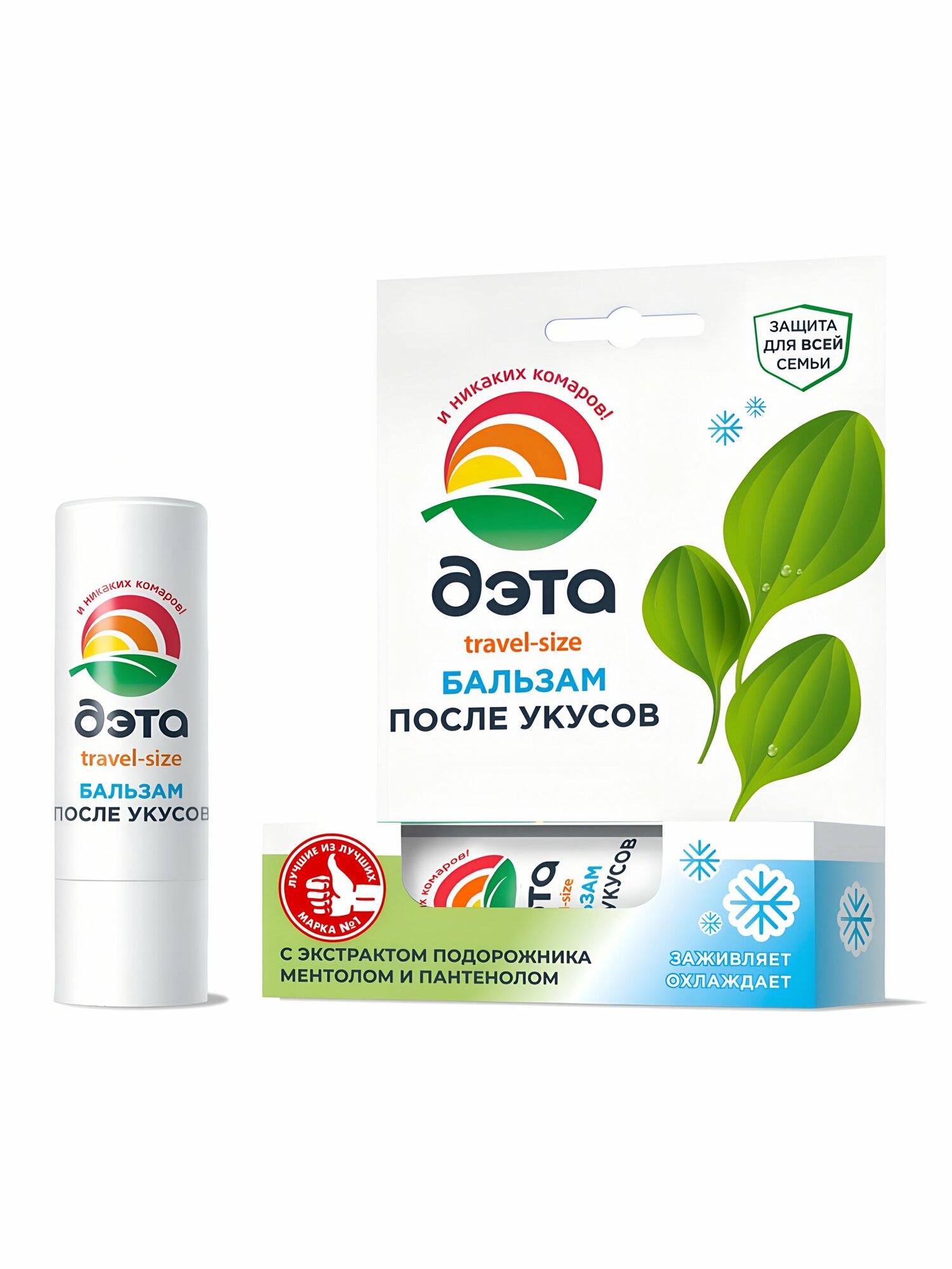 Бальзам-карандаш Дэта после укусов, защита для всей семьи, 4.2 г