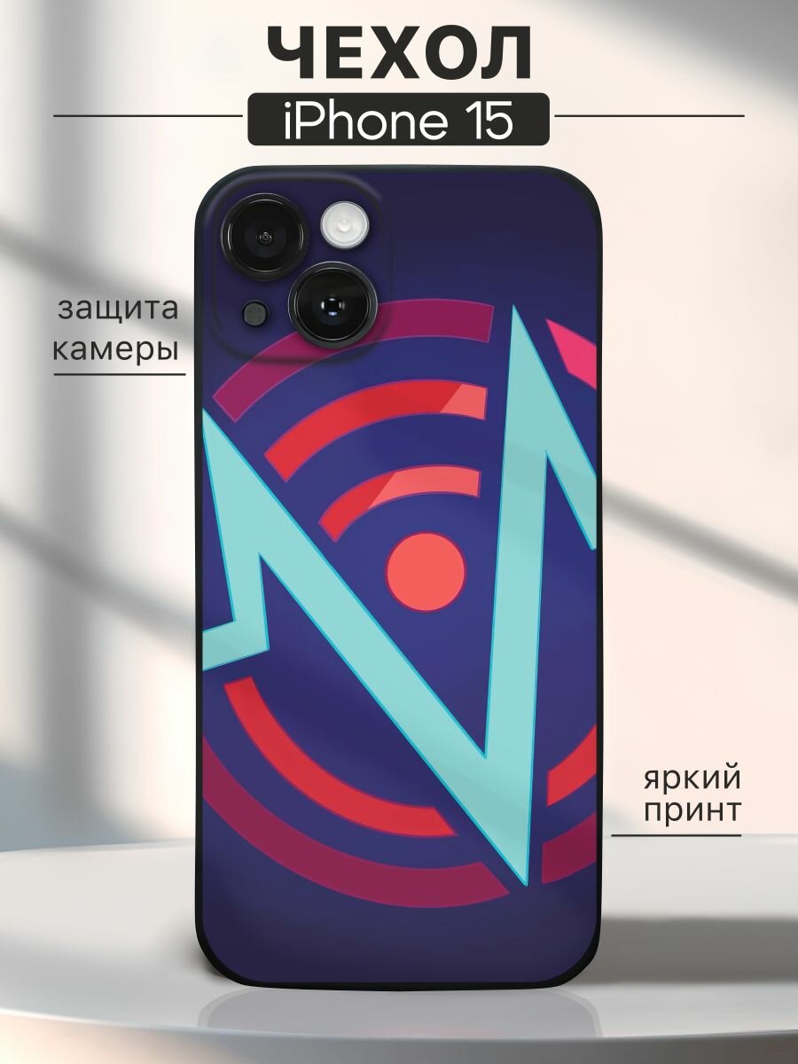 Чехол на iPhone 15 Вокстех - Отель Хазбин