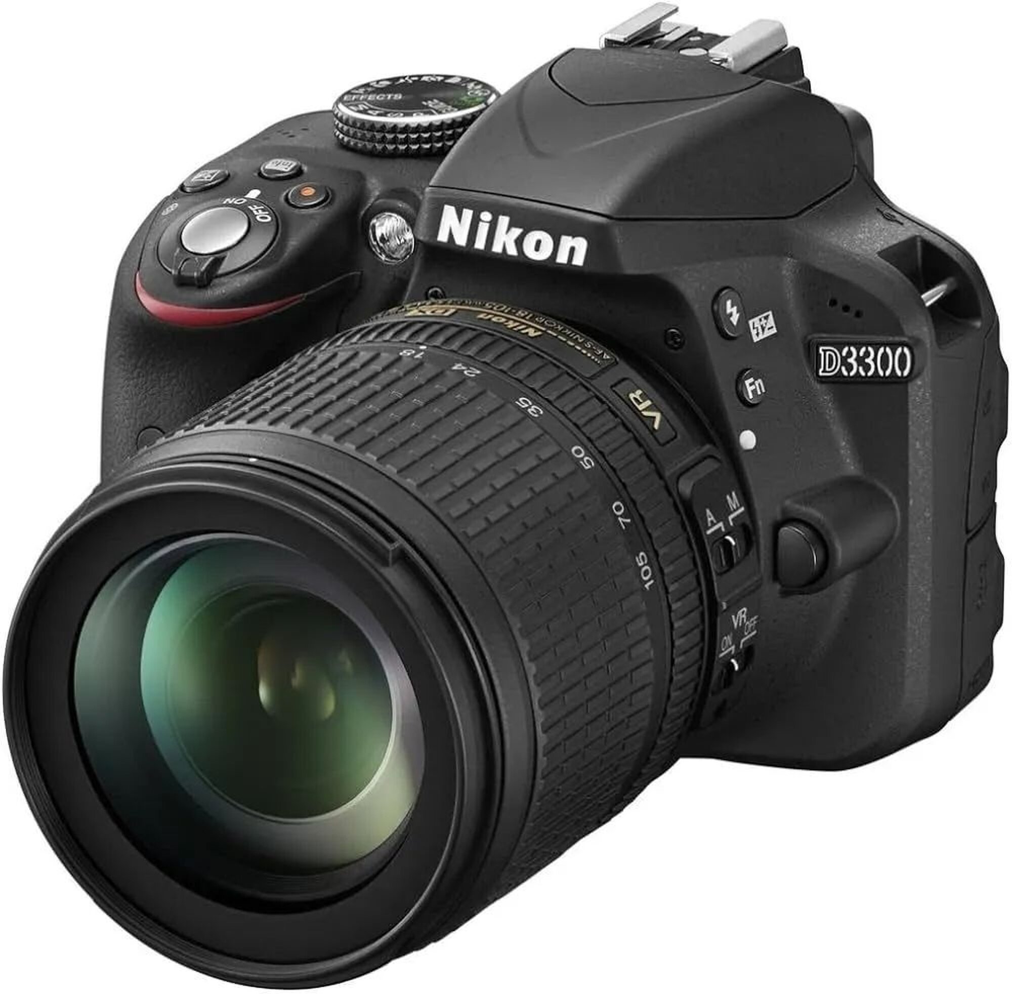Фотоаппарат Nikon D3300 Kit 18-105mm, зеркальный, 24,2 Мп, 11-точечный автофокус
