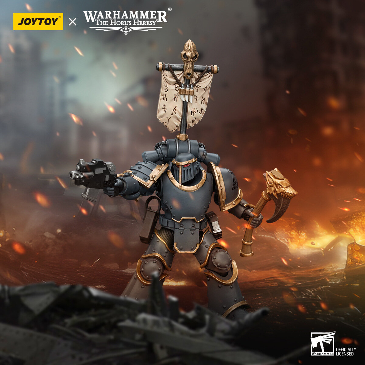 JOYTOY Dark Source Warhammer Horus Heresy Space Wolves Grey Squad 1:18 подвижный солдат креативная фигурка