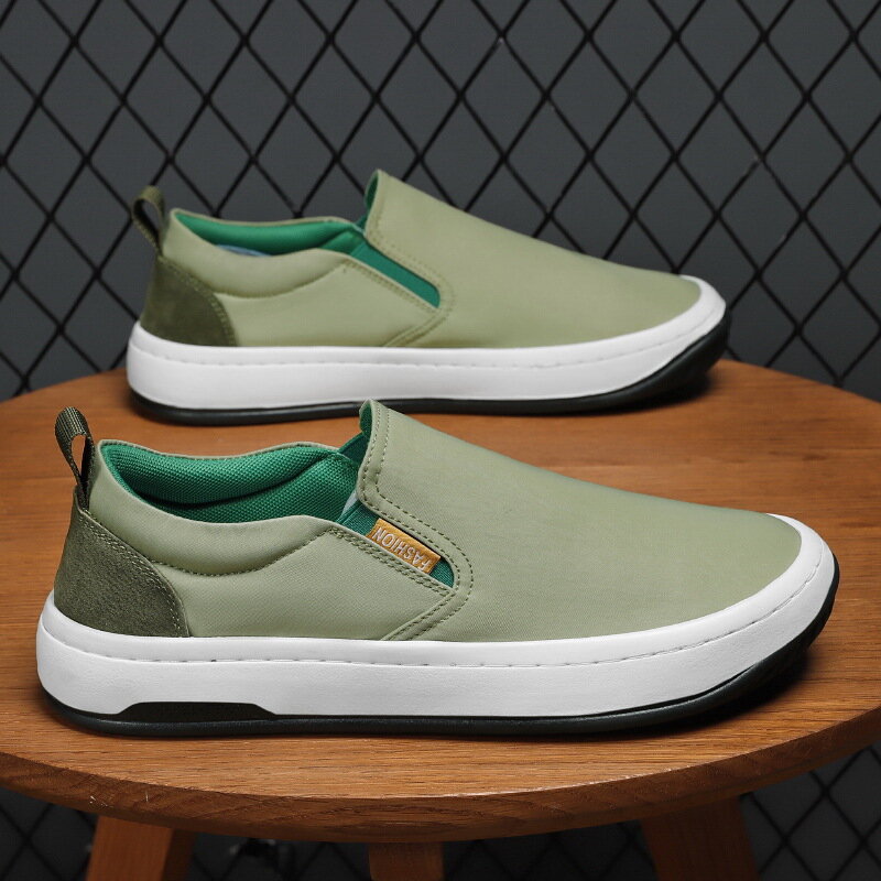 LUO Текстильные ботинки Мужчины Весенняя Дышащая Хлопок/Green