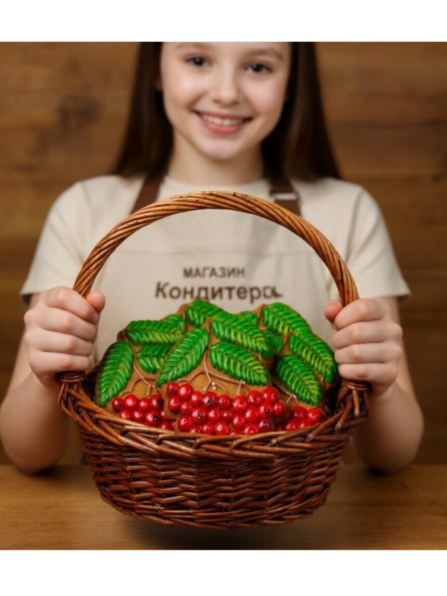 Пряничная форма-доска "Рябина" подходит для формирования пряников — фото 1