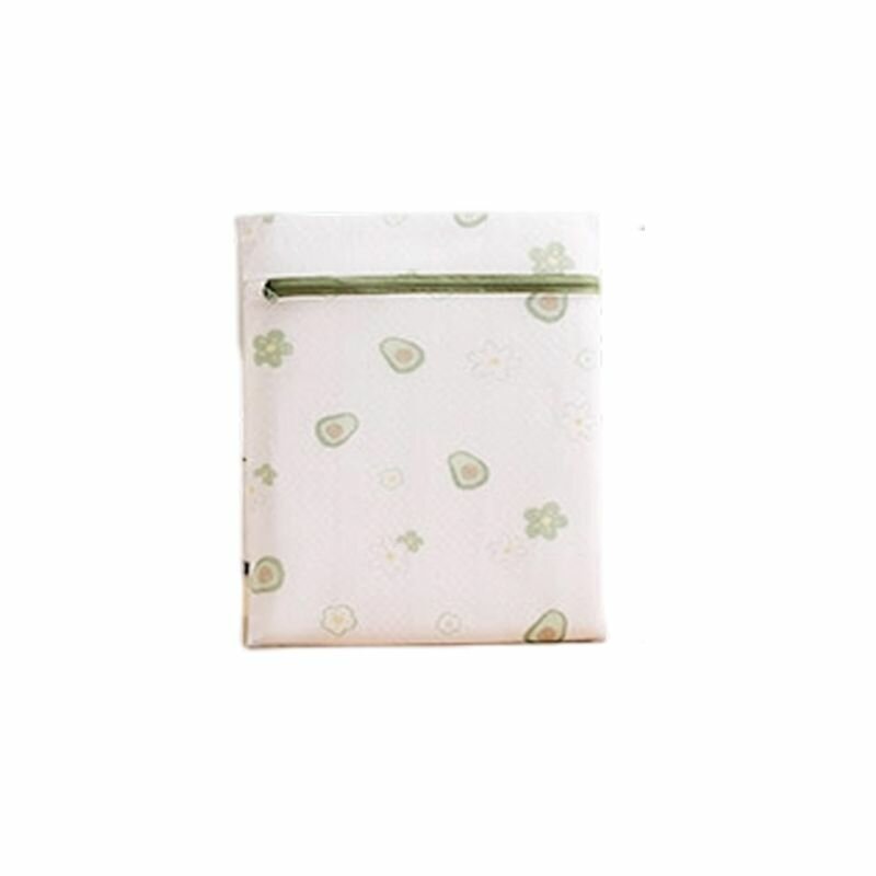 (1 шт.) Стиральный мешок с мелкой сеткой, усиленный, для защиты от деформации в стиральной машине - авокадо