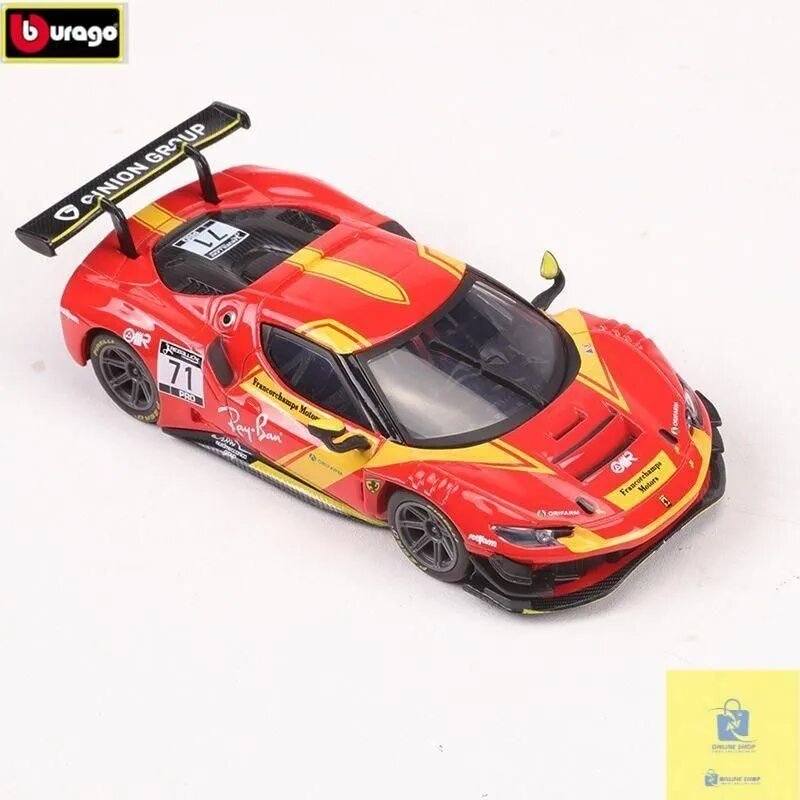 Burago Турнир Ле - Мана. Модель Феррари. 296 GT3, модель автомобиля
