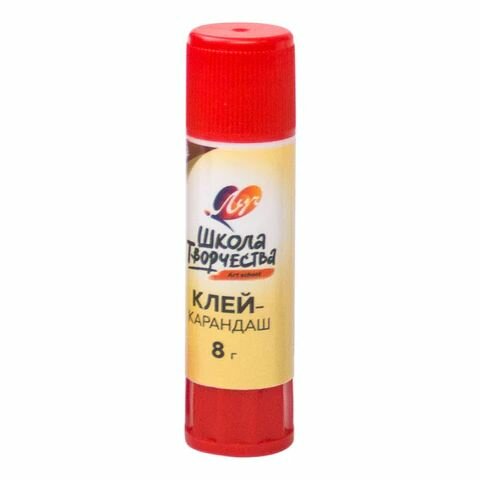 48 шт. Клей-карандаш ЛУЧ "Школа творчества", 8 г, PVP основа, 29С 1735-08