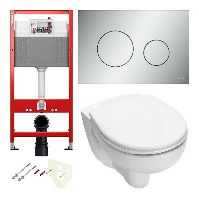 Унитаз с инсталляцией Tece TECEbase K440922. WC1