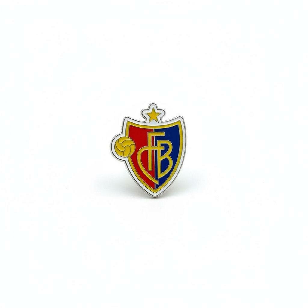 Значок футбольный клуб Базель, атрибутика для болельщиков FC Basel 1893