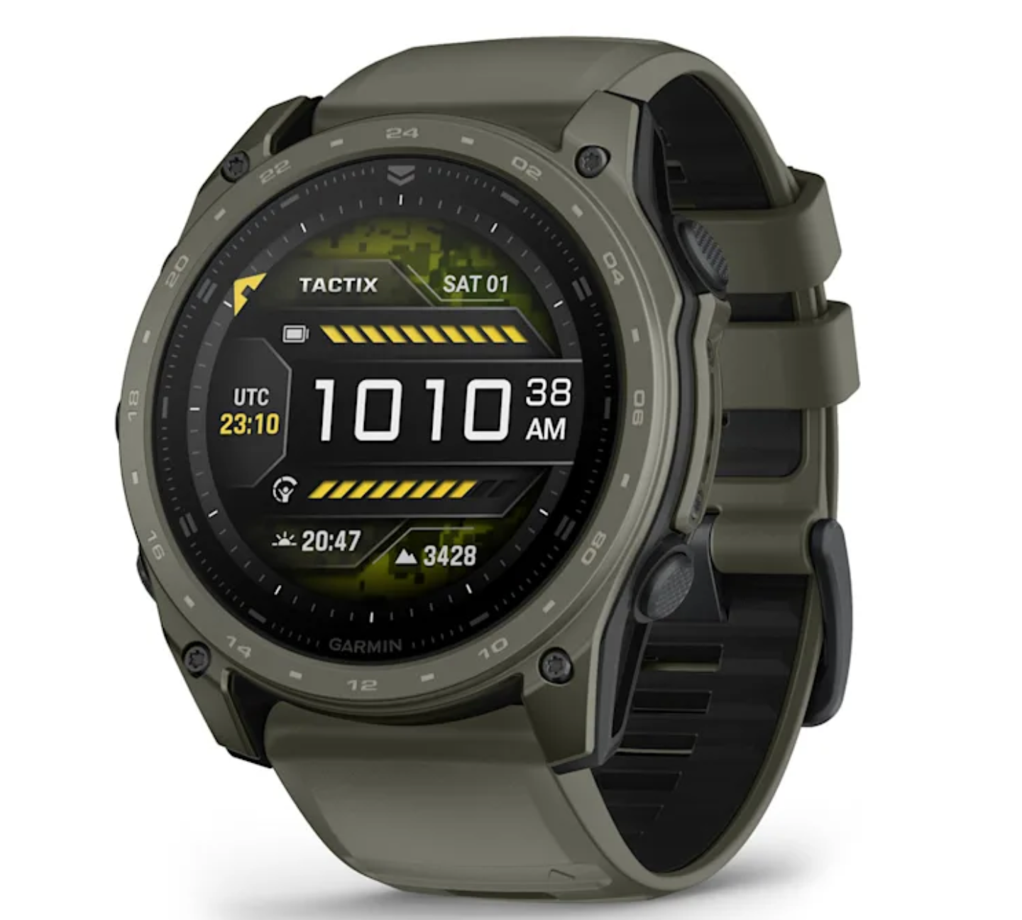 Умные часы Garmin Tactix 8 51 mm Amoled Cerakote Coating Includes Applied Ballistics Ultralight Solver and Olive Drab