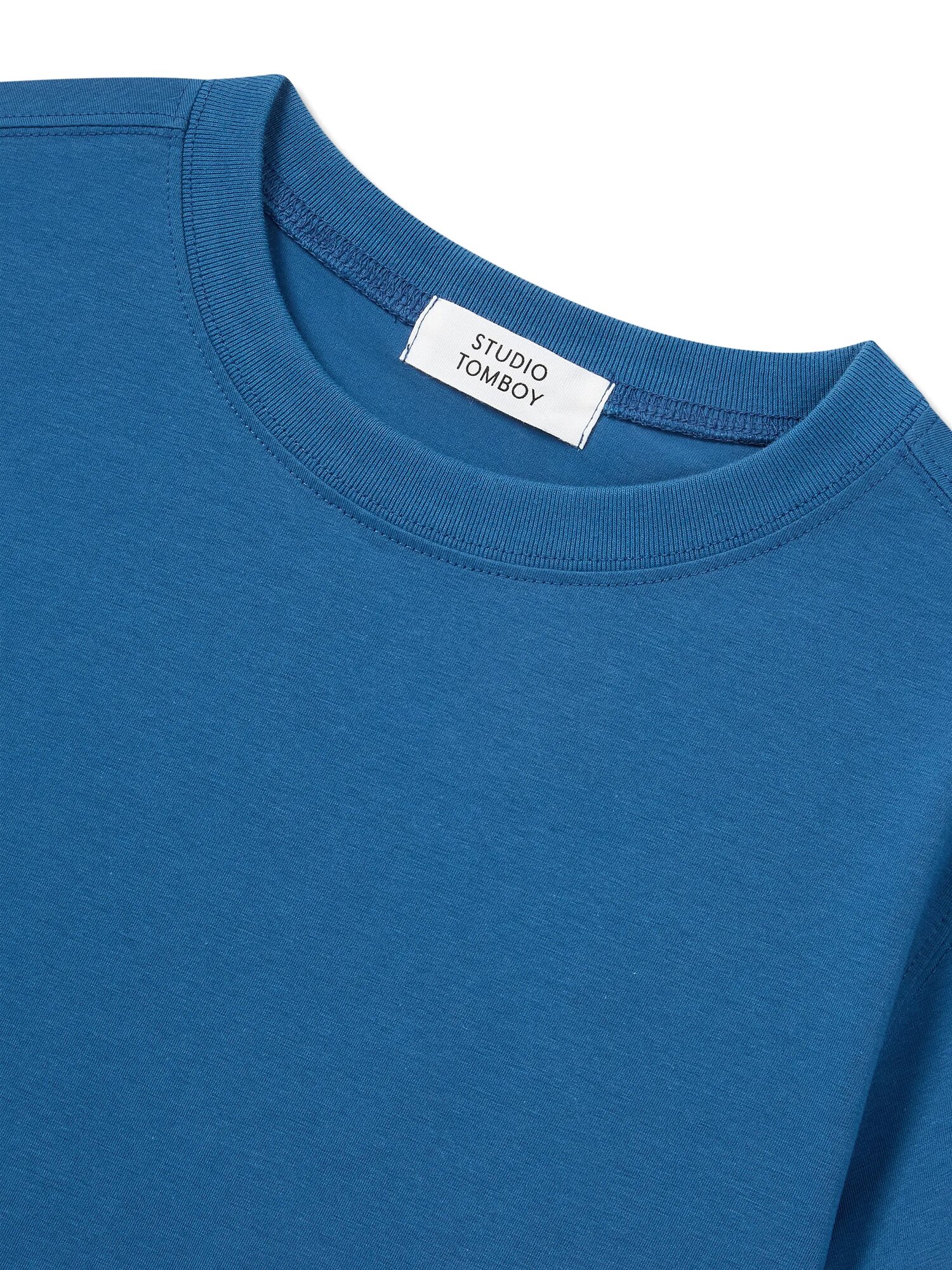 Футболка STUDIO TOMBOY Back print T-shirt, размер OneSize, синий — фото 1