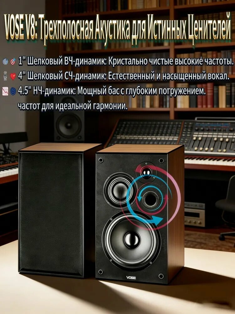 6,5-дюймовый высококачественный пассивный деревянный HIFI-динамик
