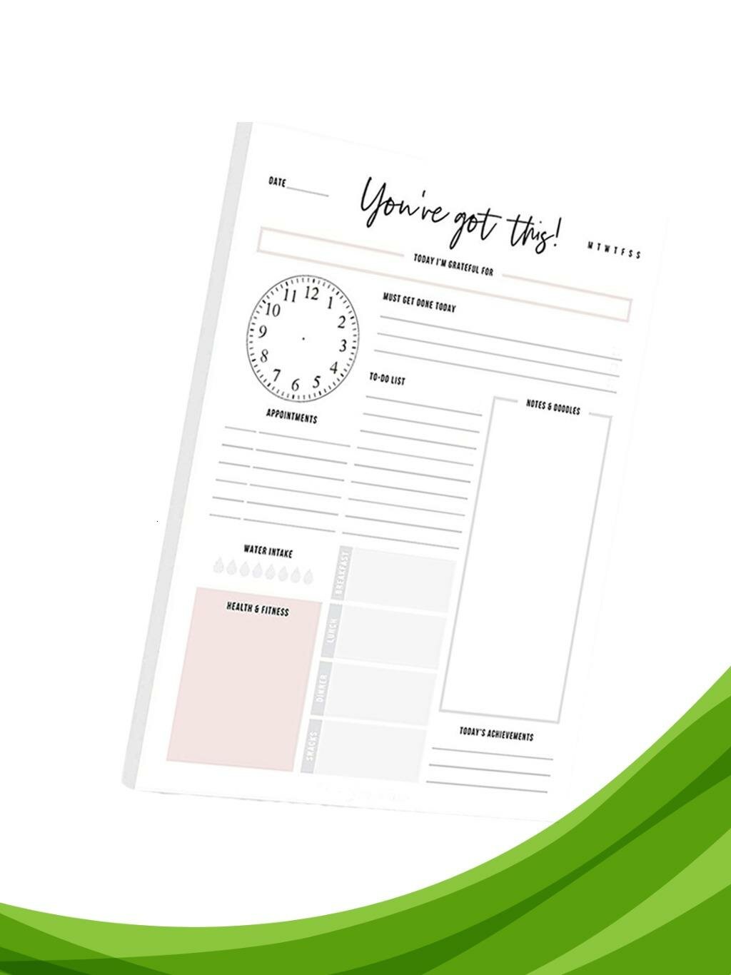 Ежедневный планировщик питания и тренировок, У тебя все Получится