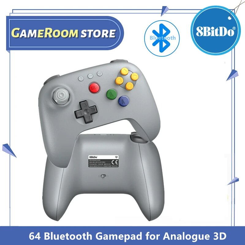 8Bitdo серый геймпад Bluetooth для Analogue 3D, Switch/Switch 2, Windows и Android — фото 1