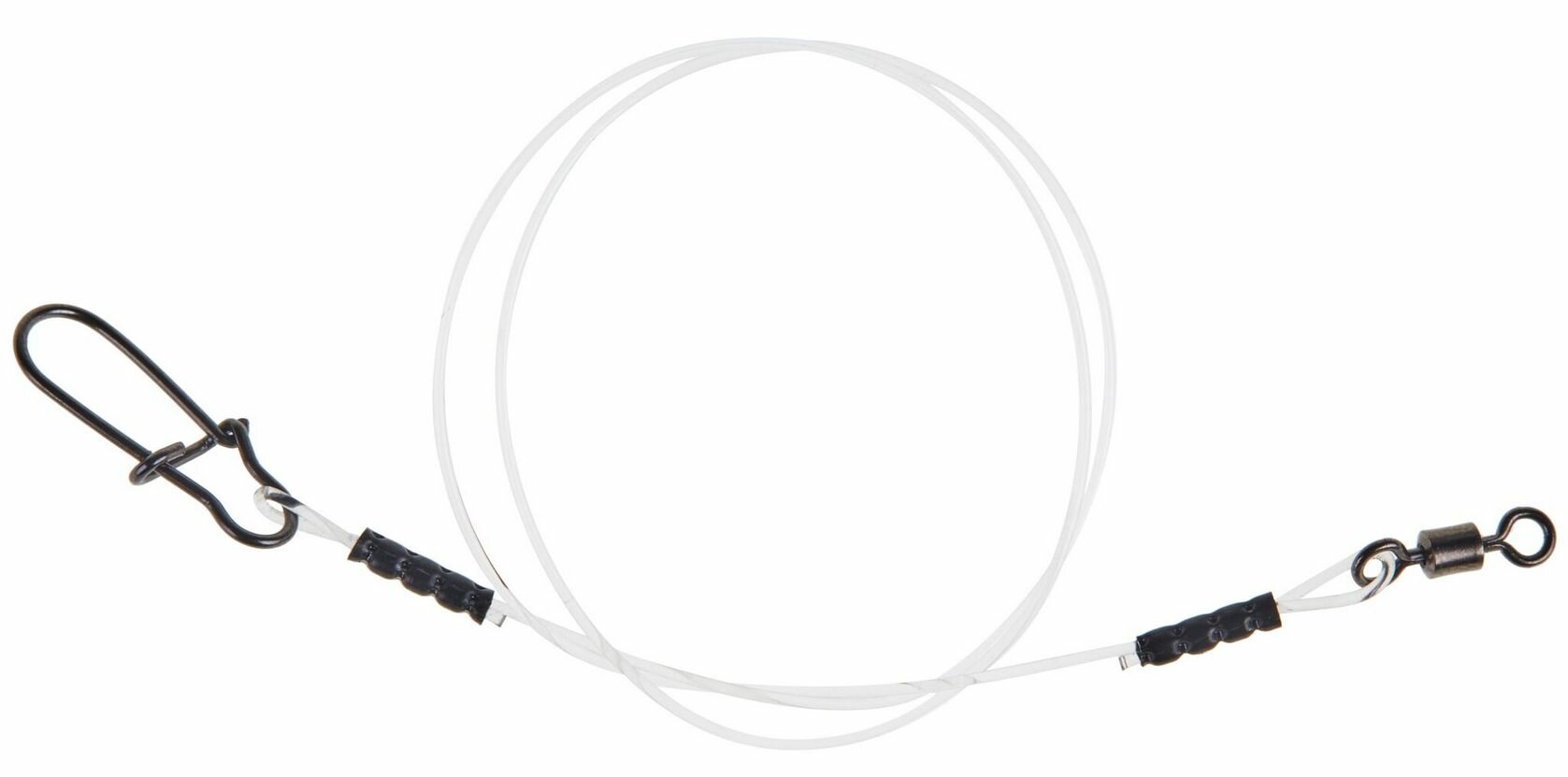 Поводки LJ HARD MONO оснащ. вертл. и застеж. 10кг 20см 5шт.