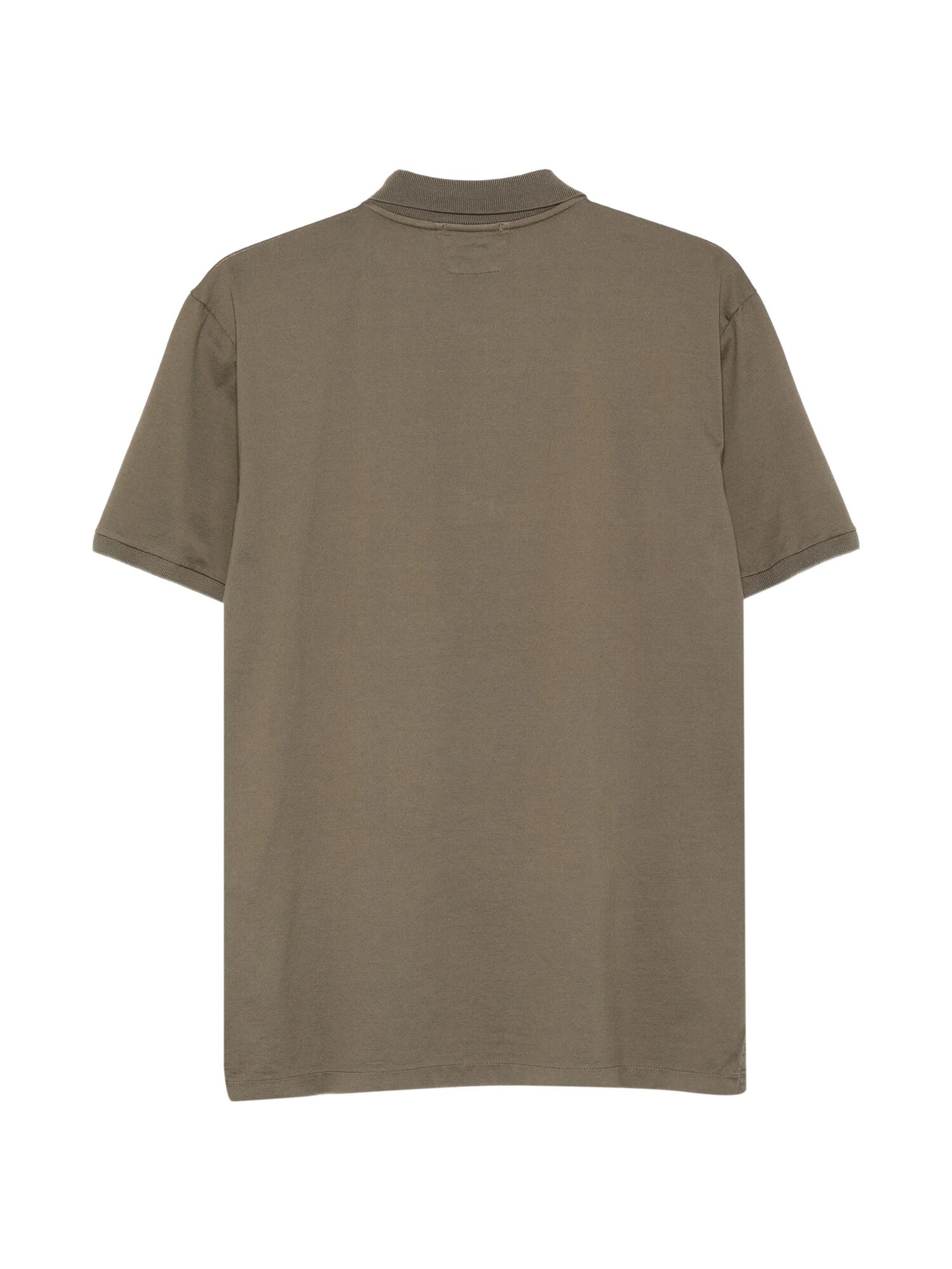 Рубашка C.P. COMPANY Button jersey polo shirt, размер XL, green — фото 1