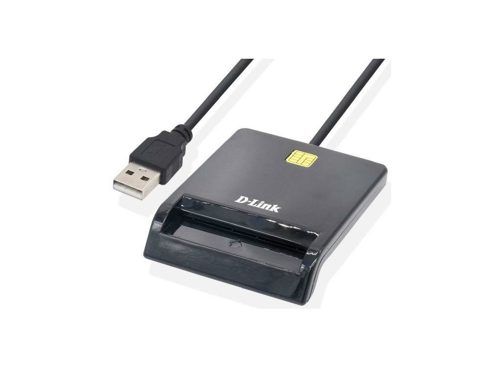 D-Link DCR-100/B1A USB-считыватель контактных смарт-карт
