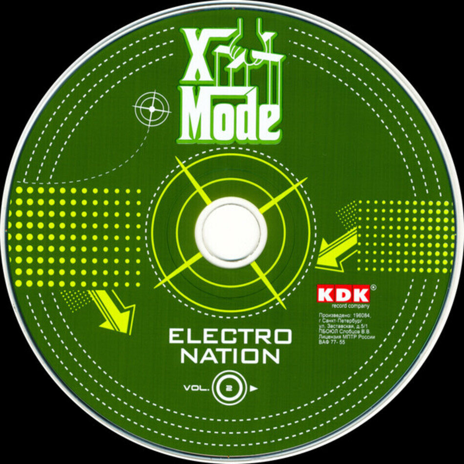 Компакт-диск X-Mode — Electro Nation Vol. 2 (RU)(CD) — фото 1