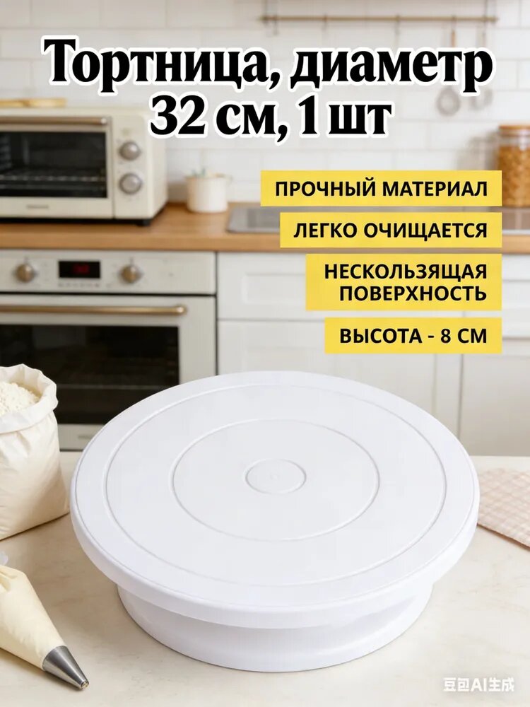 Тортница, диаметр 32.76 см, 1 шт